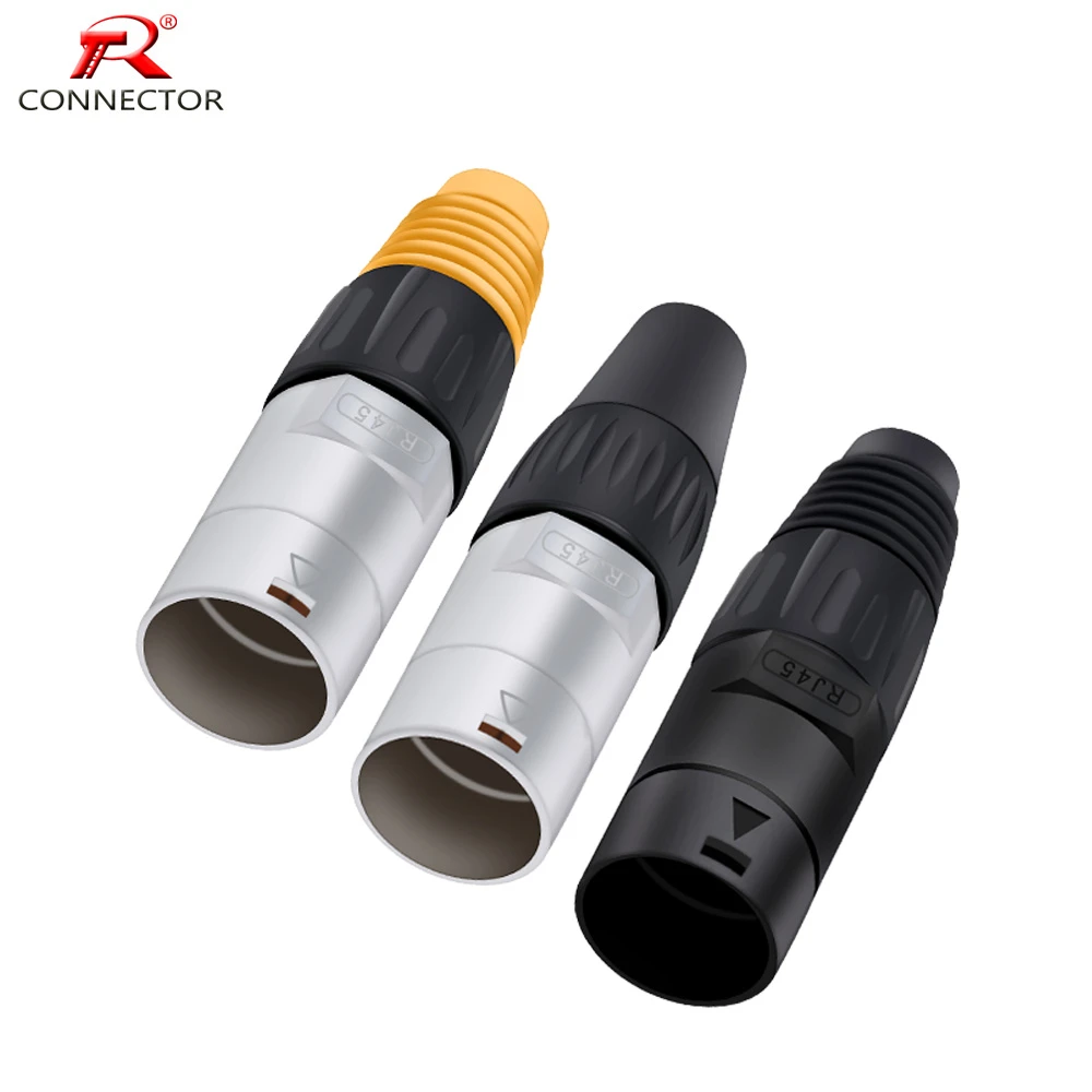 Rj45 Waterproof Network Connector, Rj45 Male Plug Ethernet Connector ...