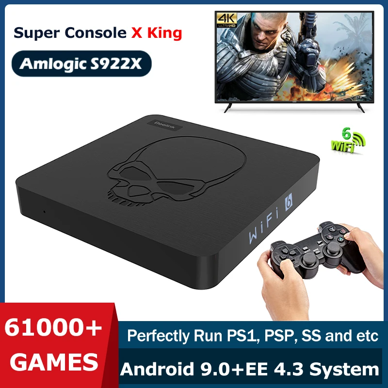 Beelink Video Game Consoles Super Console X King S922x Chip For Ss/ps1 ...