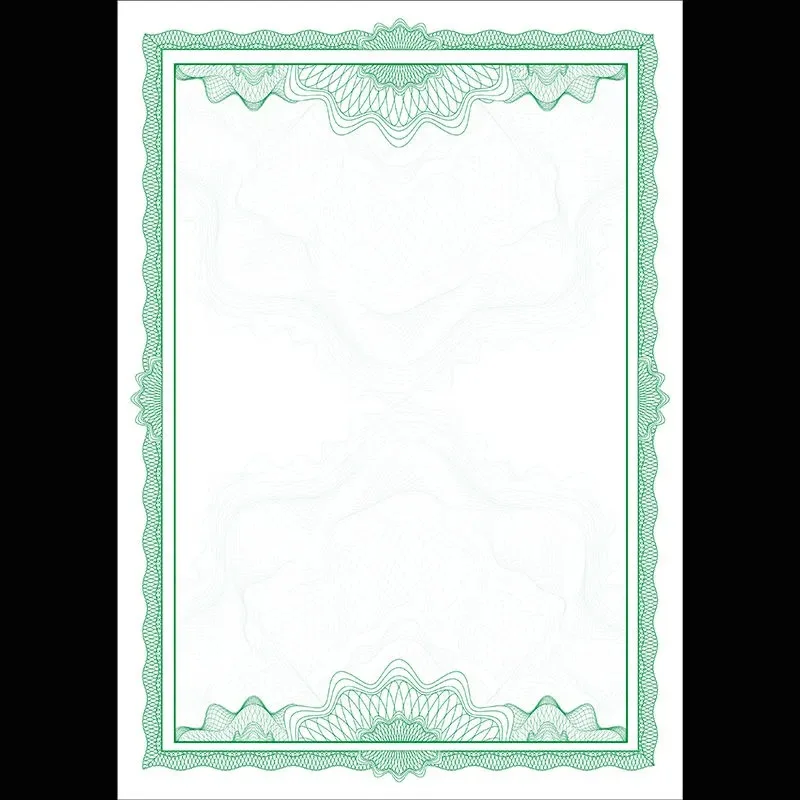 Blank Diploma Paper