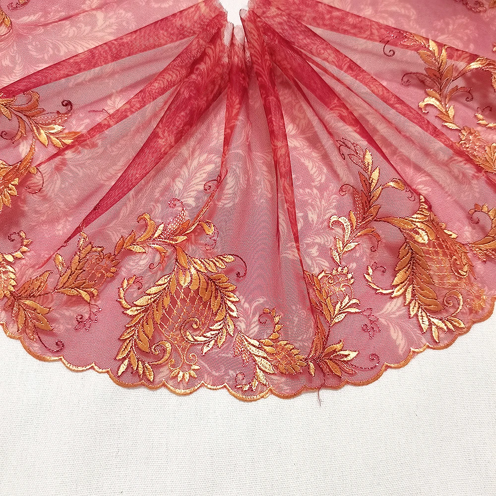 Embroidered-Mesh-Lace-Item-Handmade-DIY-Garment-Needlework-Sewing ...