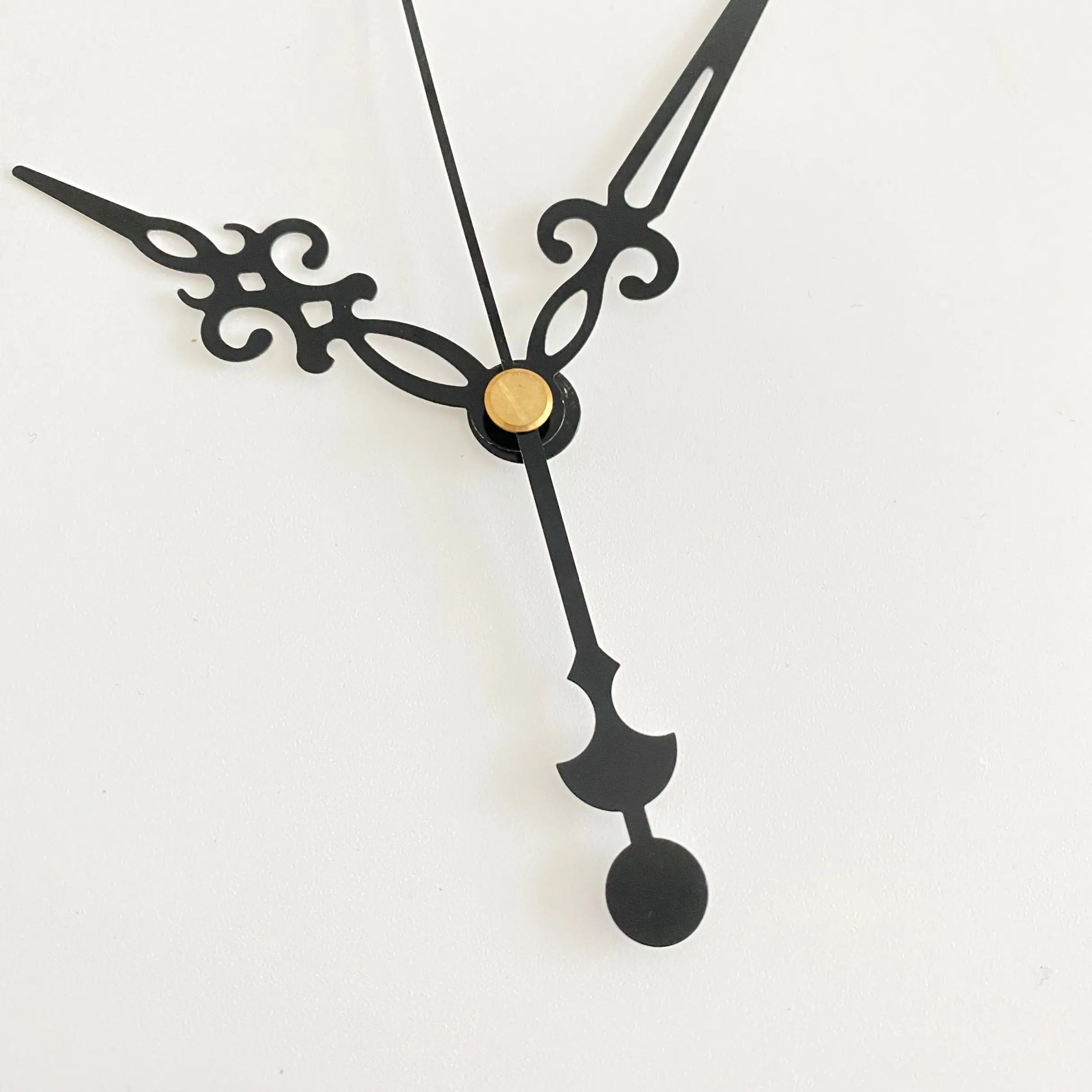 Wall Clock Black Hands