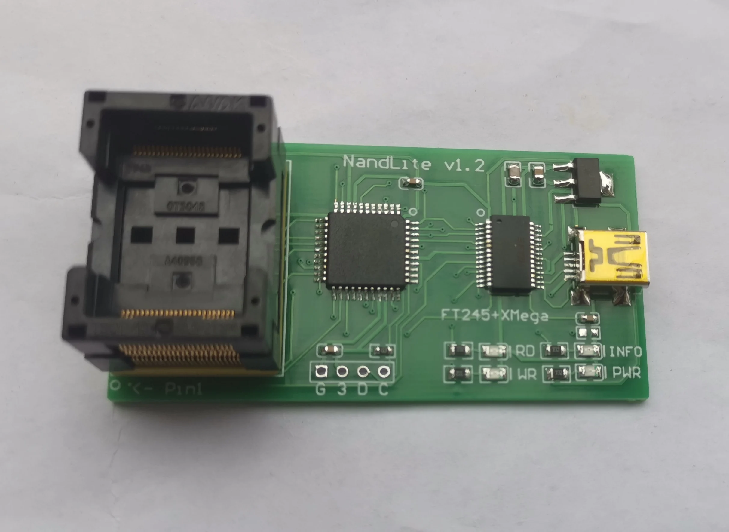 TSOP48 NAND programmer NANDLite K9GAG08U0E K9F2G08U0A Flash memory ...