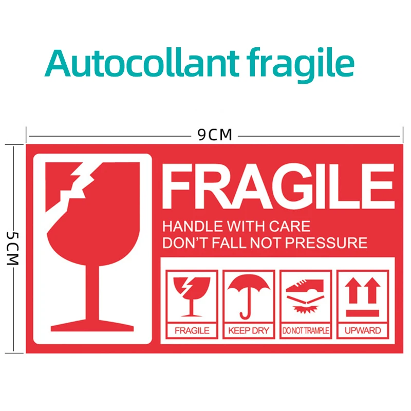 80pcs-red-packaging-thanks-to-English-fragile-label-box-marked-fragile ...