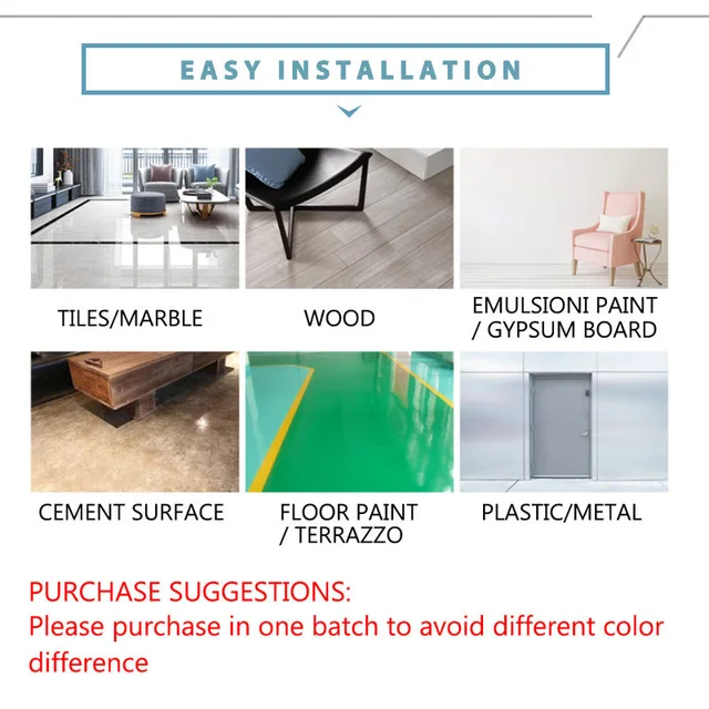 20pcs WallStickers Self Adhesive Waterproof Marble PVC Floor Sticker ...