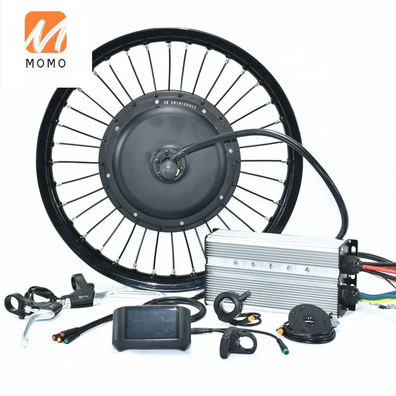 72V3000W Fat Tire Electric Bike Bicycle Motor Kit Diy Ebike