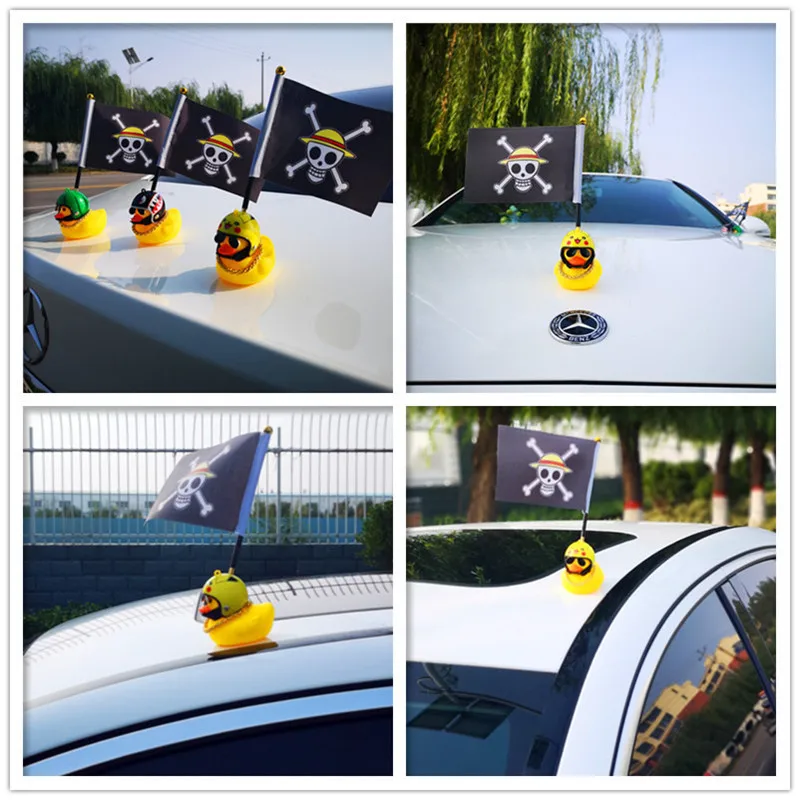 KIT D'AMENAGEMENT INTERIEUR,Shark light--Drapeau de Pirate pour vélo, voiture, petit canard ...