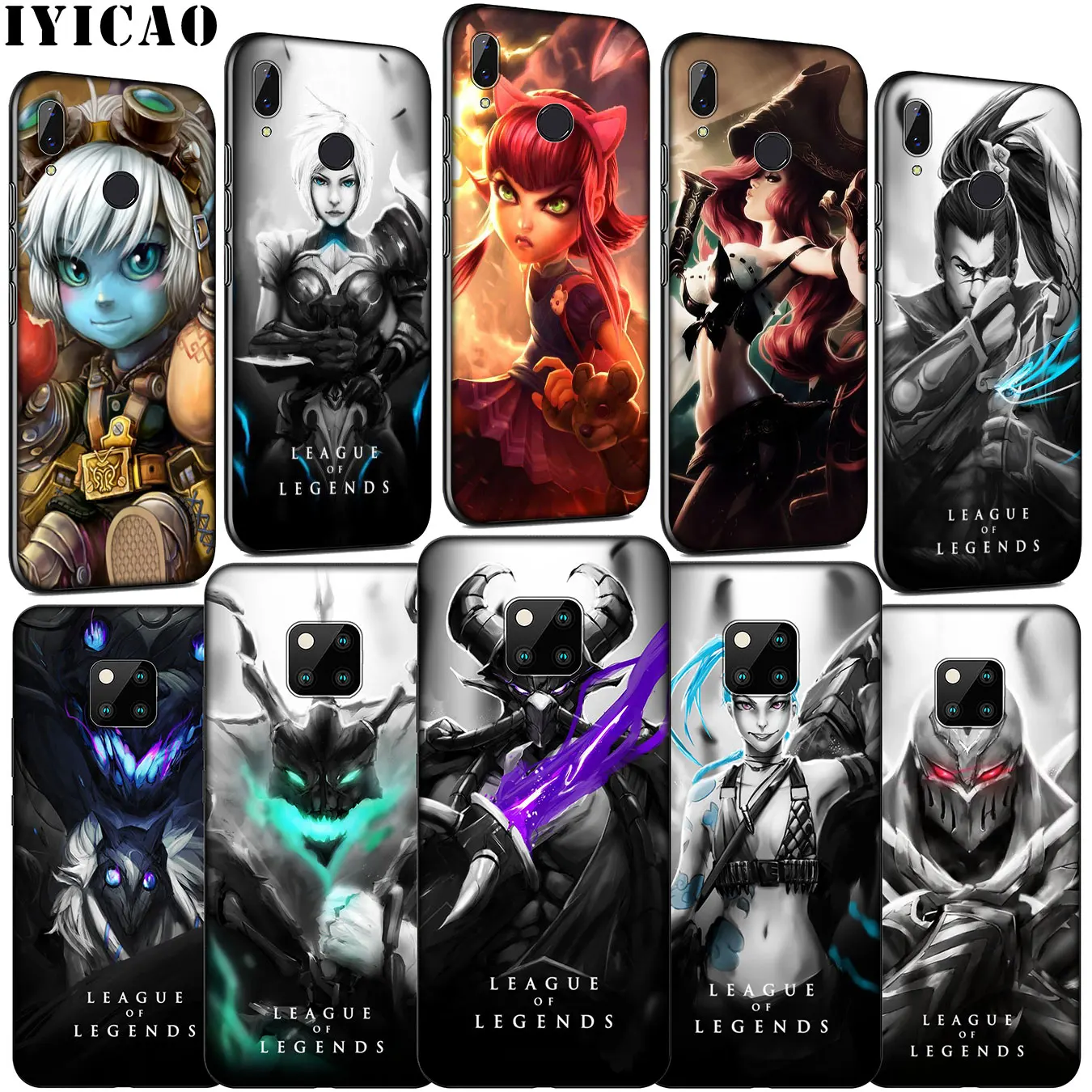 IYICAO lol League of Legends Soft Silicone Phone Case for Huawei Mate ...