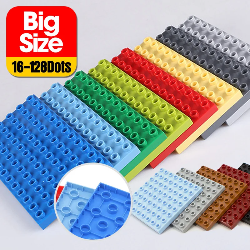 Double sided Baseplate Assemble Big Particle Building Block Compatible ...