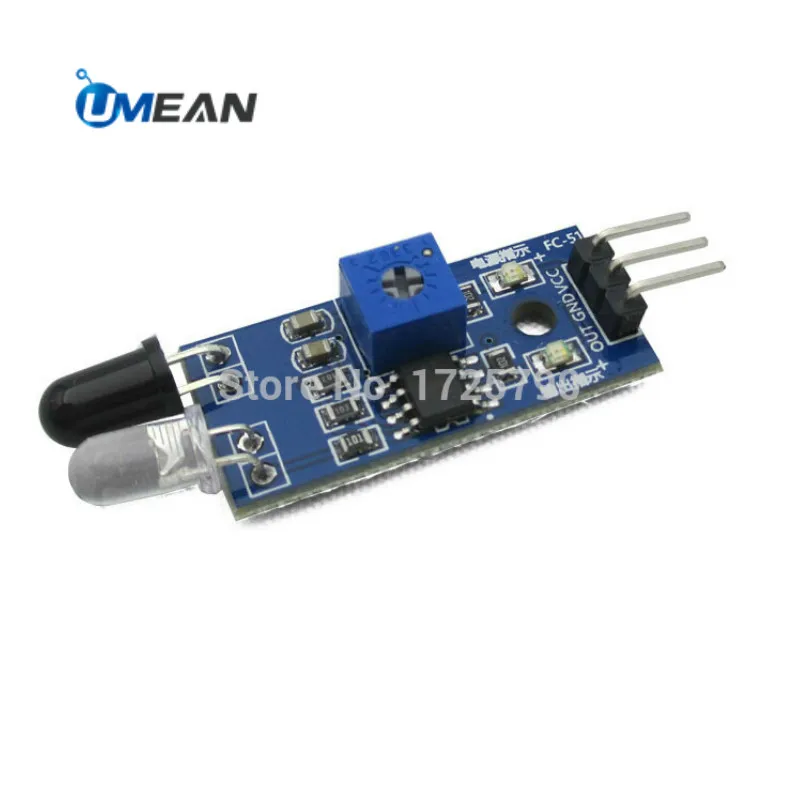 100pcs Smart Car Robot ir Infrared Obstacle Avoidance Sensor Module ...
