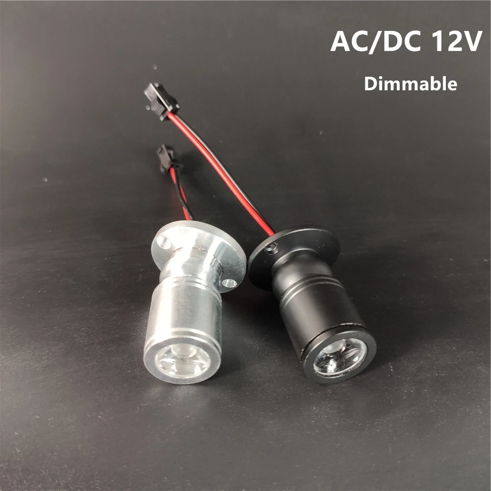 AC DC 12V Dimmable 1w Led Mini spotlight decoration indoor Down light ...