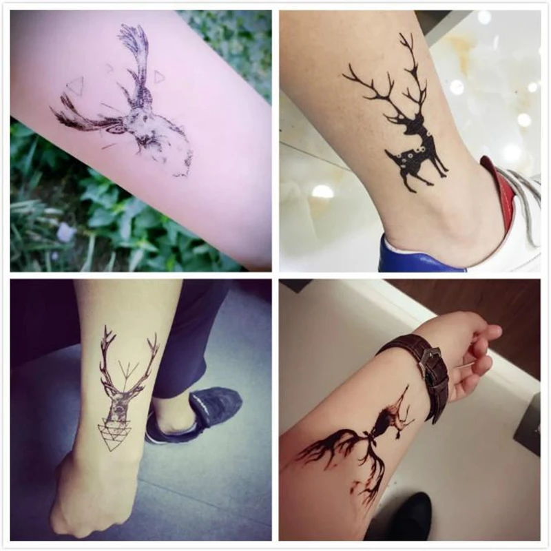 Cute Moose Tattoo