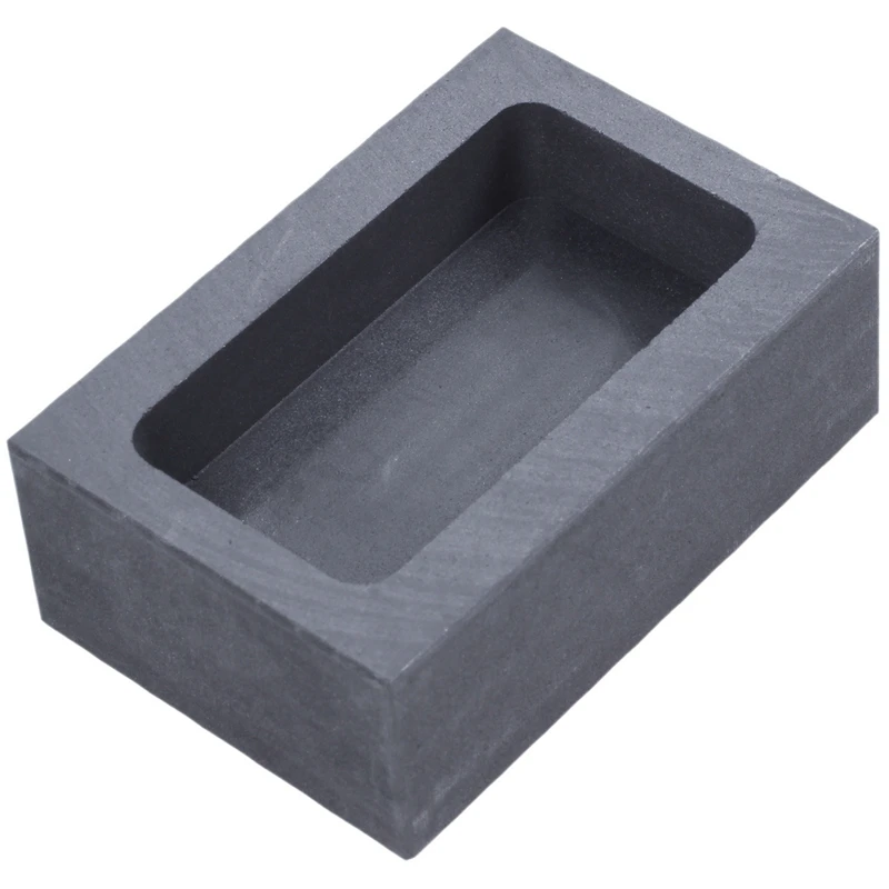 Pure Graphite Crucible Ingot Mold Oven Fusion Cast Melting Gold Silver ...