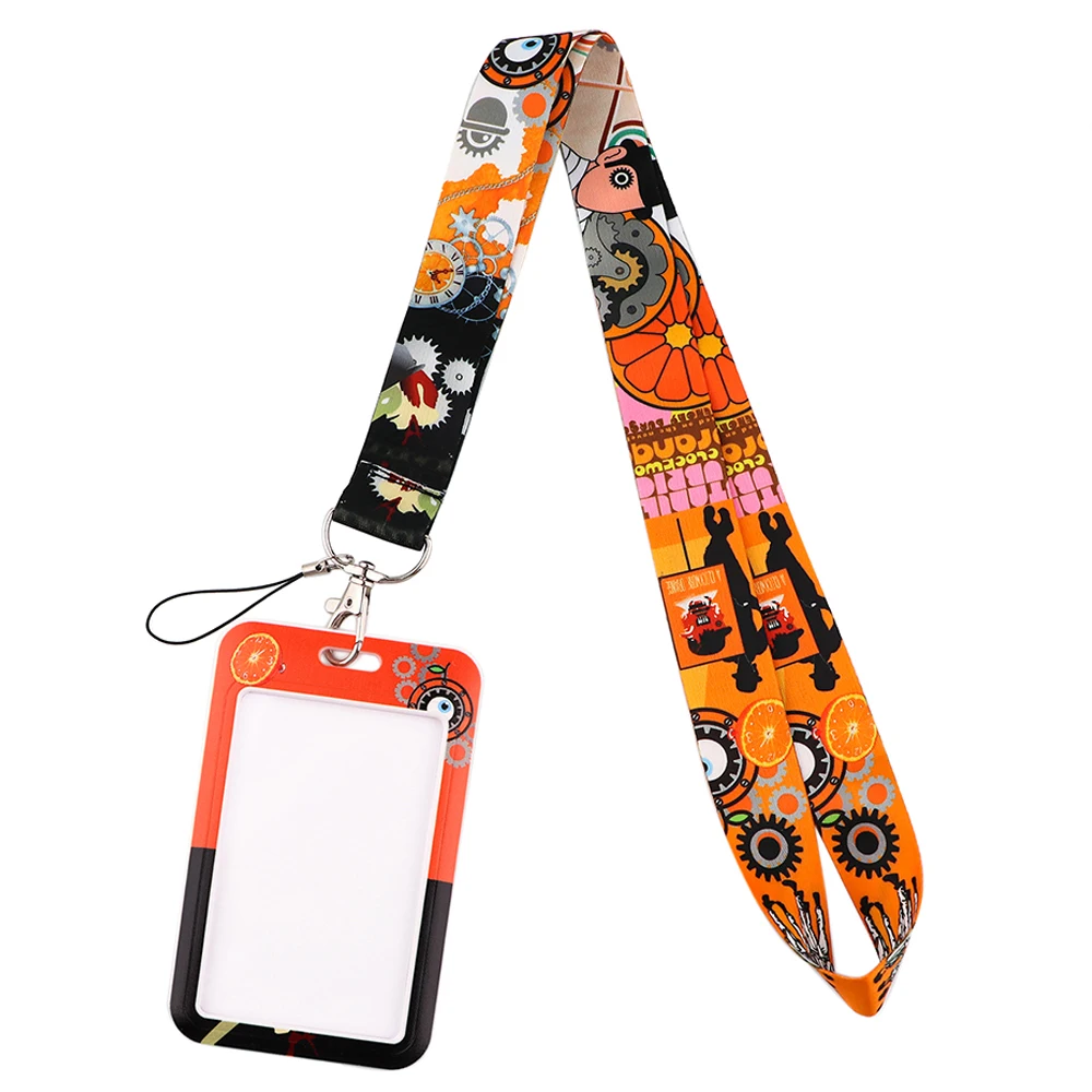 Dz1767 A Clockwork Orange Key Lanyard Car Keychain Personalise Id Card ...