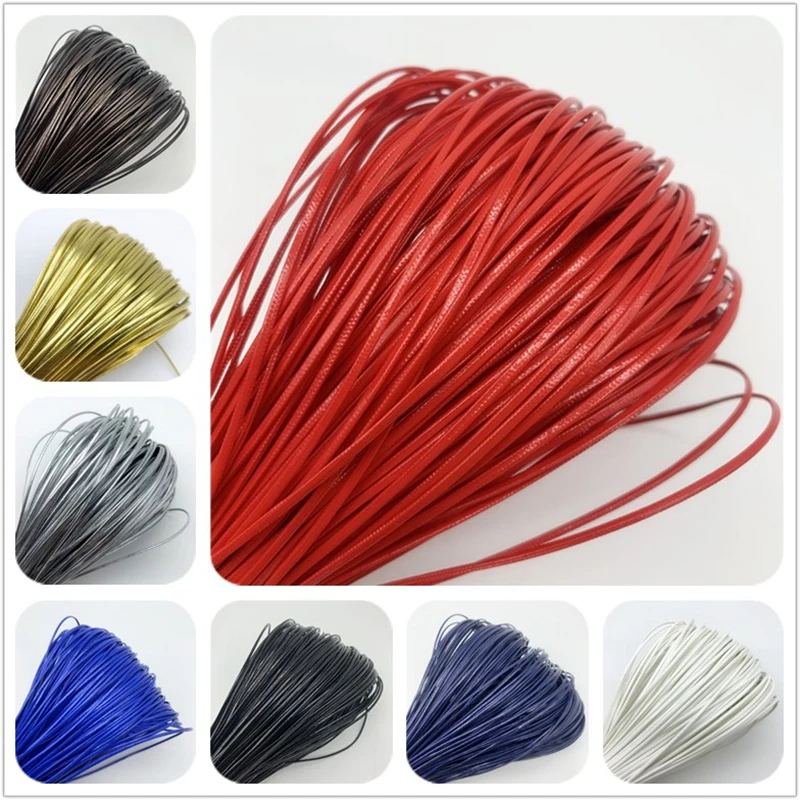 5yards-Lot-2mm-Flat-Leather-Rope-PU-Leather-Cord-Rope-For-String-Strap ...