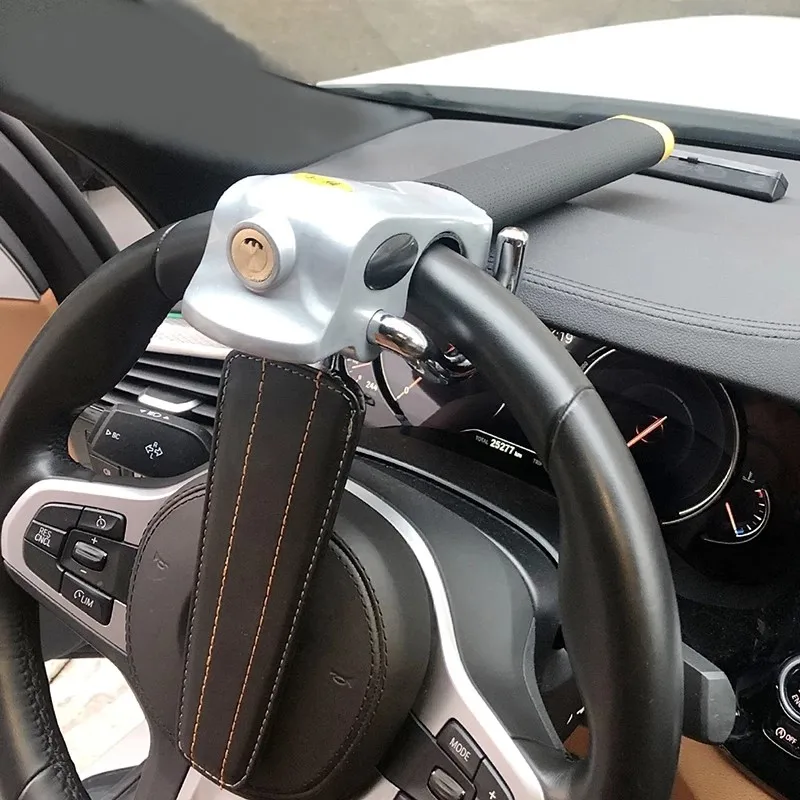 General-Car-Steering-Wheel-Lock-Anti-Theft-Protection-T-Locks-Foldable ...