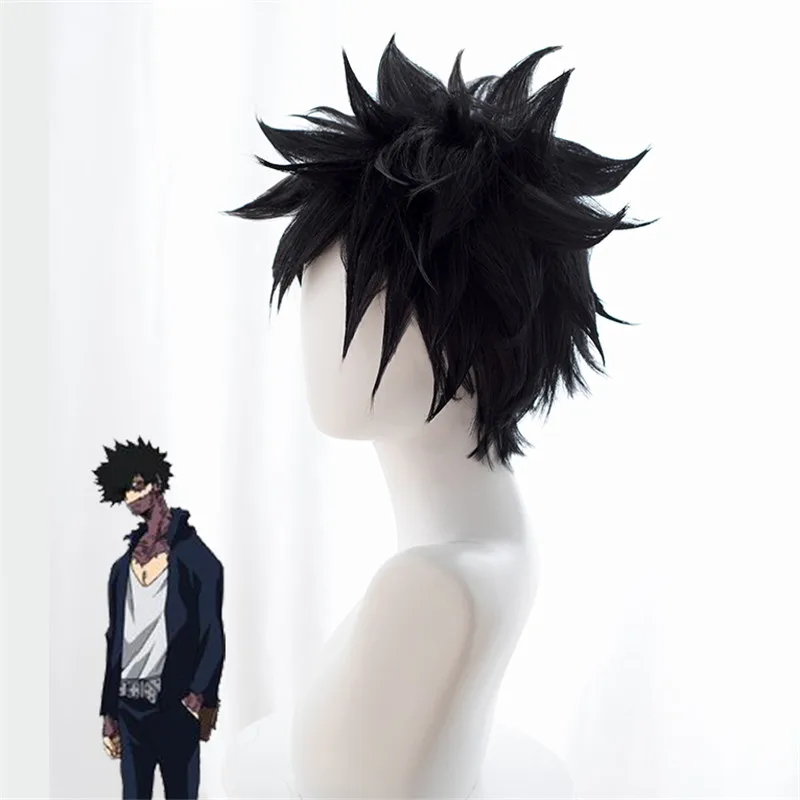 My-Hero-Academia-Dabi-Cosplay-Wig-Boku-no-Hero-Academia-Short-Black ...