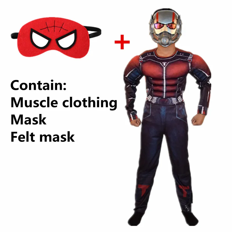 Buy 4-12Y Child Anime Superhero Cosplay Muscle Clothing For Boys ...