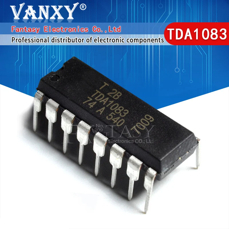 5pcs TDA1083 DIP 16 1083 TDA1060 TDA1029 TDA1085 TDA1085C|Integrated ...