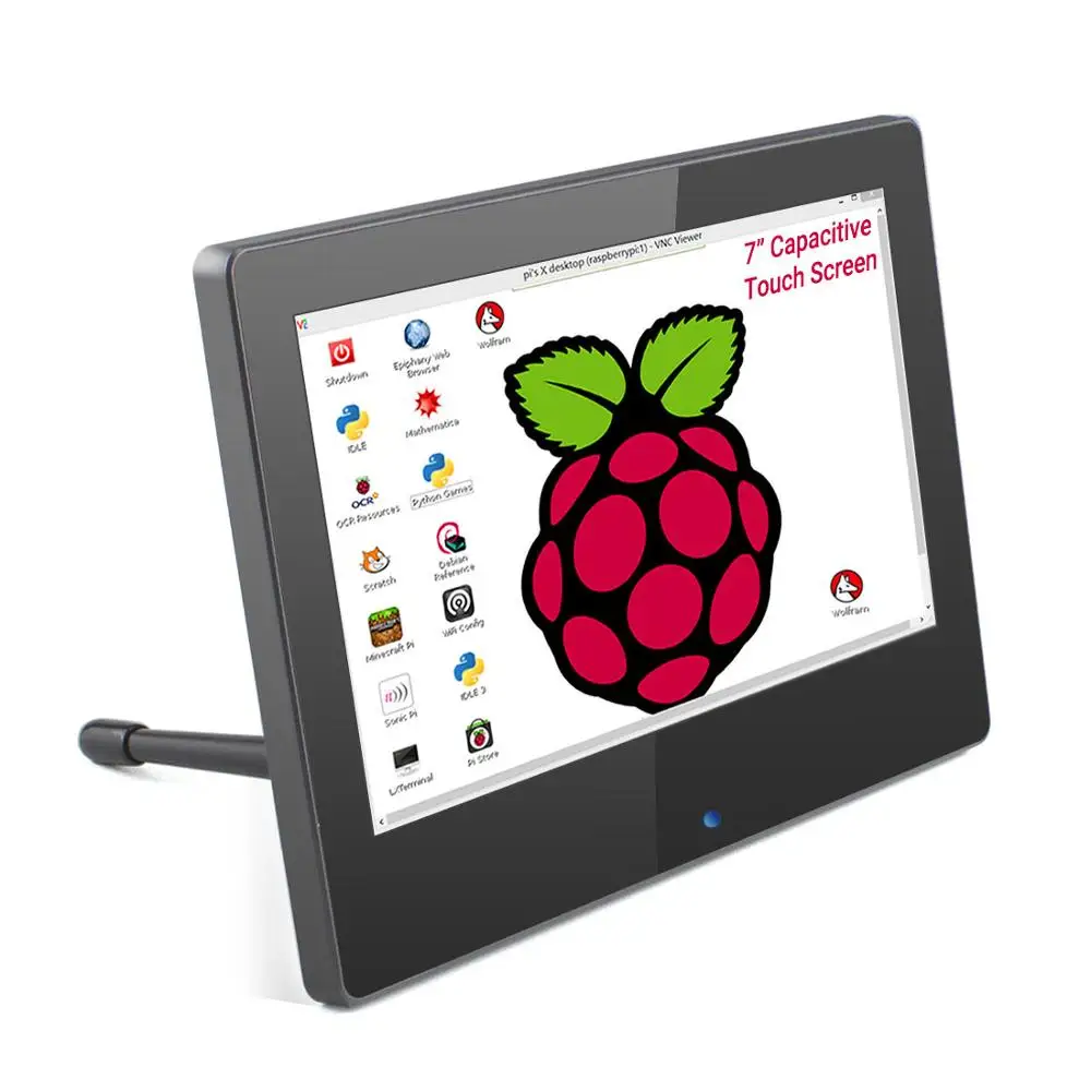 Raspberry pi 7 polegada display hdmi capacitivo touchscreen lcd monitor ...