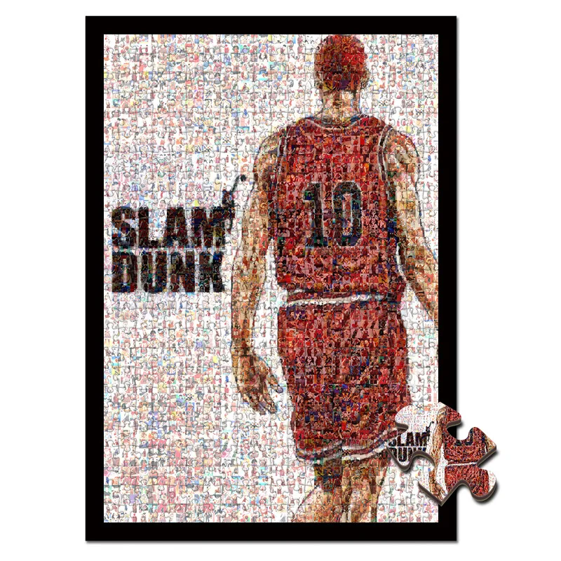 Slam-Dunk-Wooden-Jigsaw-Puzzle-1000-Pieces-Sakuragi-Hanamichi-Adult-Toy ...
