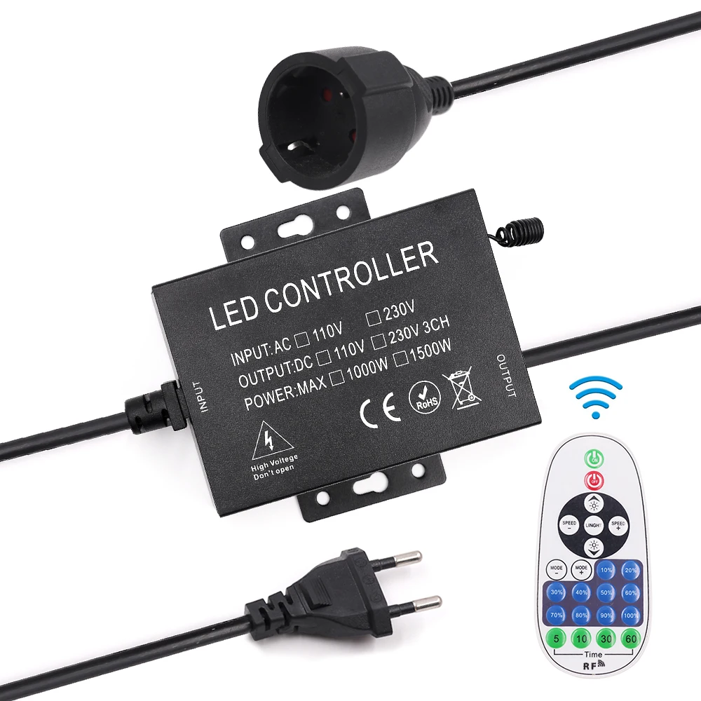 AC-110V-220V-1500W-23keys-Wireless-RF-Remote-Controller-Mini-Dimmer-for ...