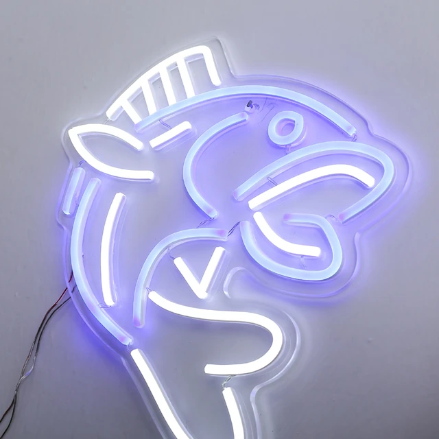 Neon Fish Sign