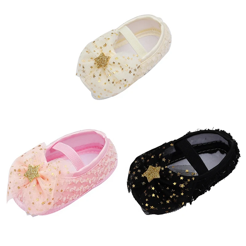 Automne printemps bébé filles doux princesse chaussures étoile Net fil ...