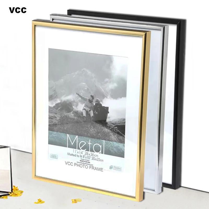 Aluminum-Picture-Frame-Classic-Certificate-Frame-For-Wall-Hanging-Desk ...