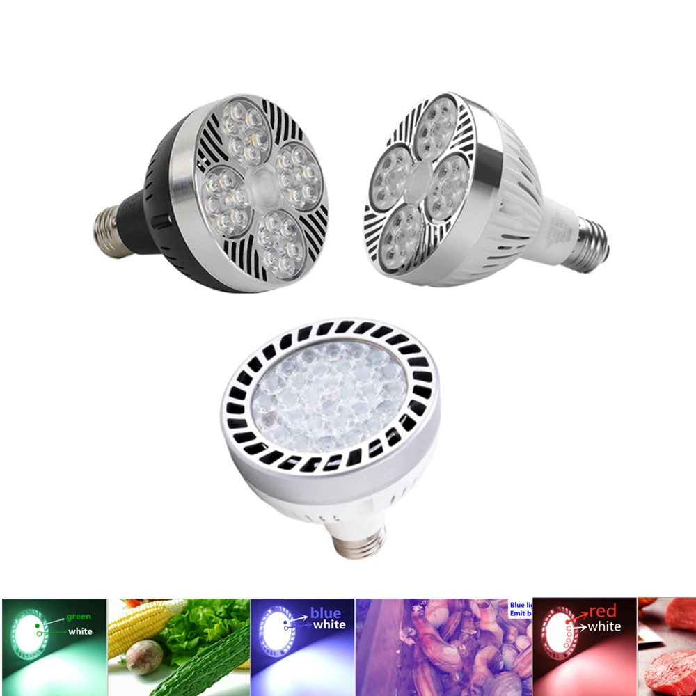 PAR30 spotlight bulb for clothing store 220V 40W par30 blue led bulb ...