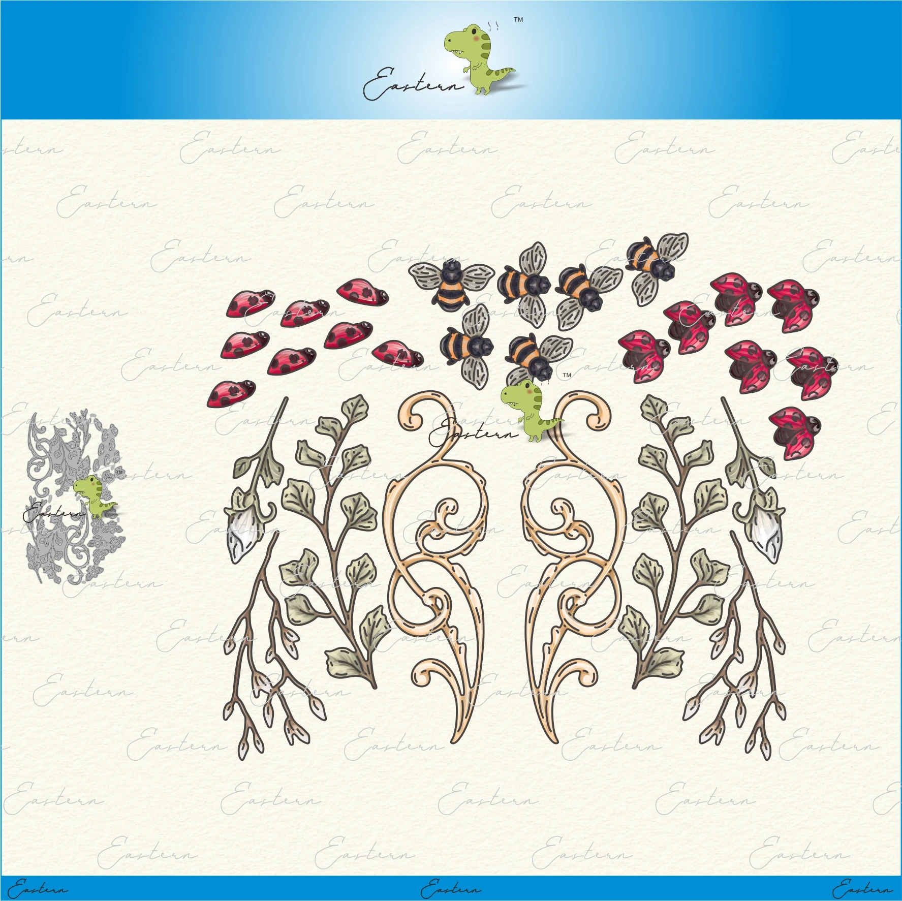 Small-insects-and-branches-metal-cutting-dies-2021-new-die-diy-mould ...