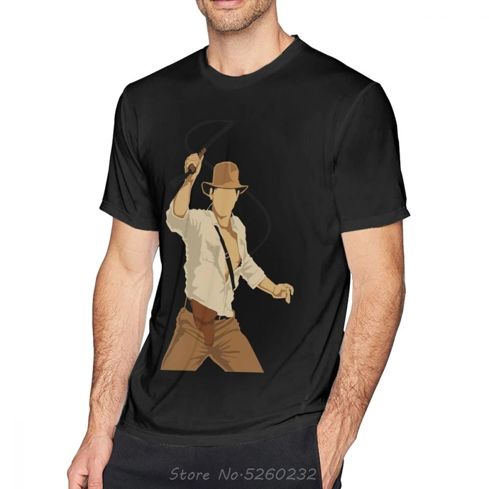 Indiana Jones T Shirt Fortune And Glory T Shirt Fashion Summer Cotton ...