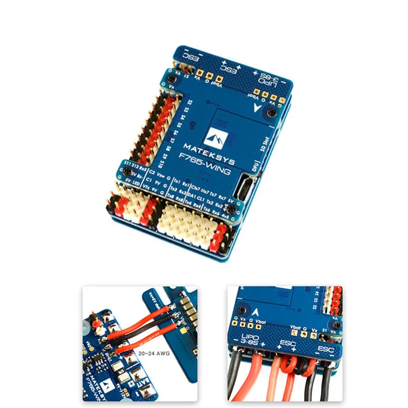 Matek Systems controlador de vuelo F765 WING STM32F765VI, OSD integrado ...