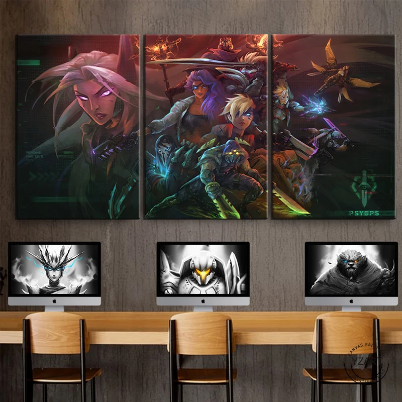 Digital Prints League Of Legends Poster Gaming Poster Wall Art PsyOps ...