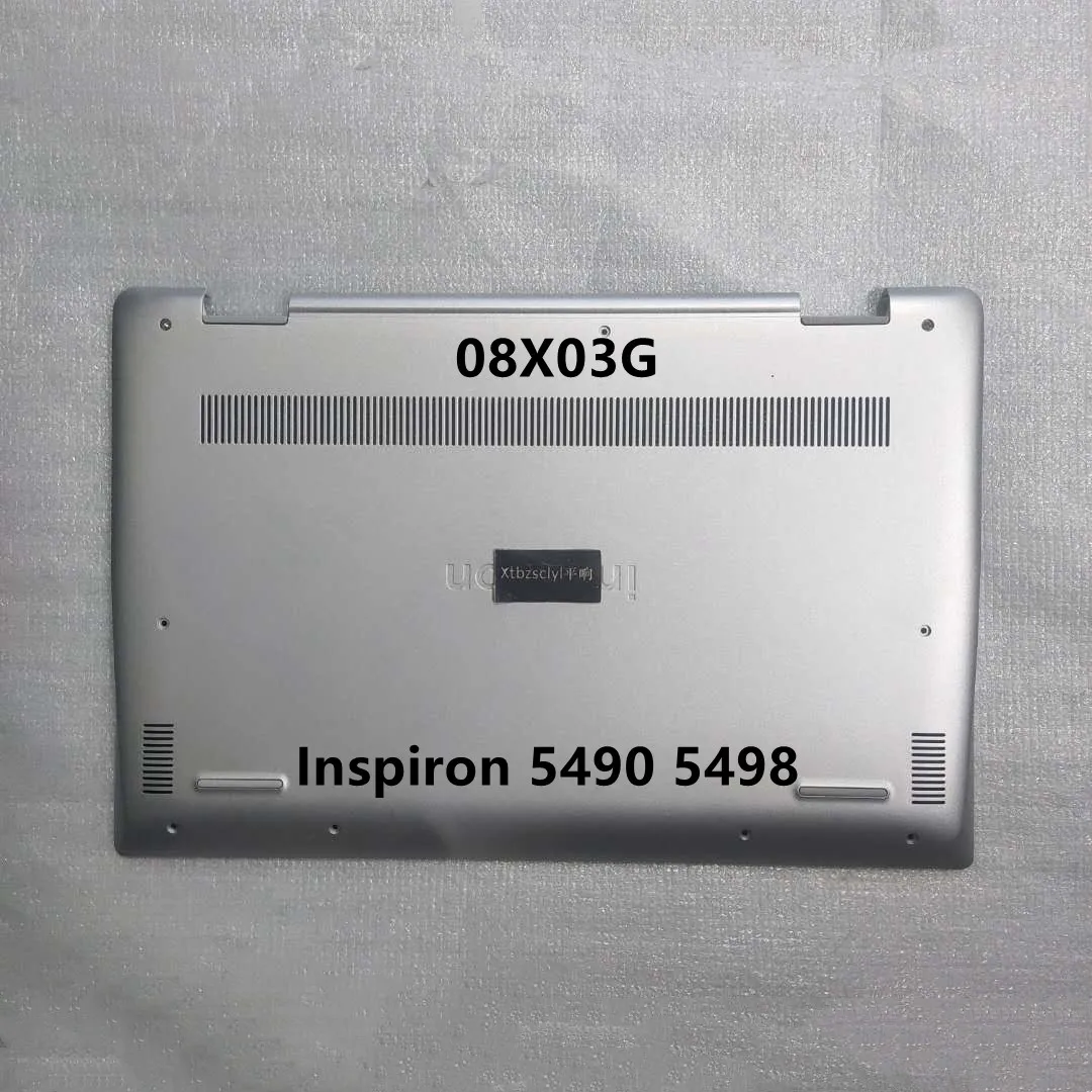 New-For-Dell-Inspiron-14-5490-5498-Lower-Cover-Bottom-Case-Silver ...