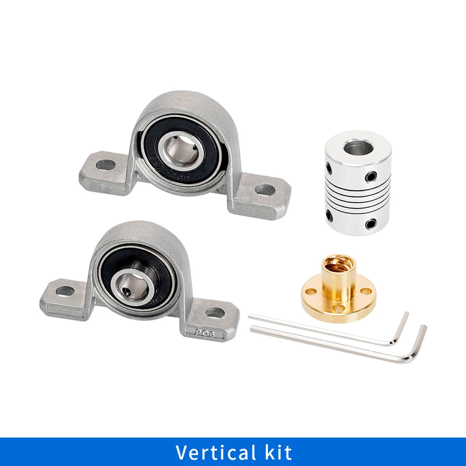 T8 Lead Screw Set T8 Lead Screw Kit With Brass Nut - 2mm Pitch Multiple ...