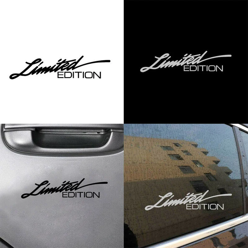 Black-Silver-Universal-LIMITED-EDITION-Letter-Decal-Special-Edition-Car ...