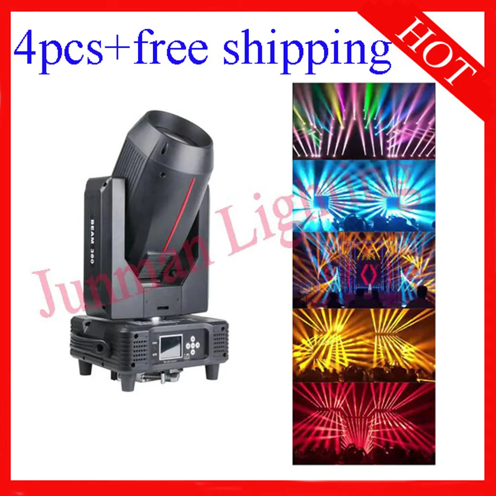 380W 20R Sharpy Beam Moving Head DJ Stage Light 4pcs Free Shipping ...