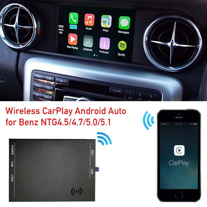 For Mercedes SLK class R172 factory audio radio retrofit wireless ...