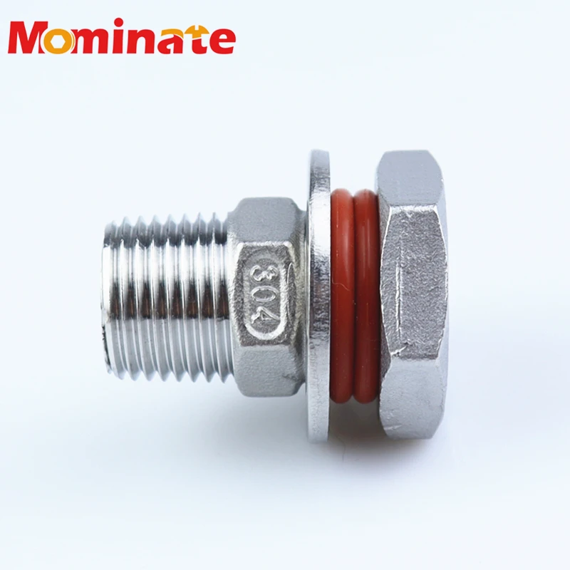 Antepara sem solda, rosca masculina BSP, hardware Homebrew, chaleira ...