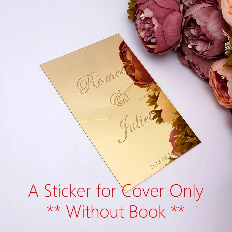 Custom The Mirror Cover For Guest Book , Cover of Guestbook Album ...