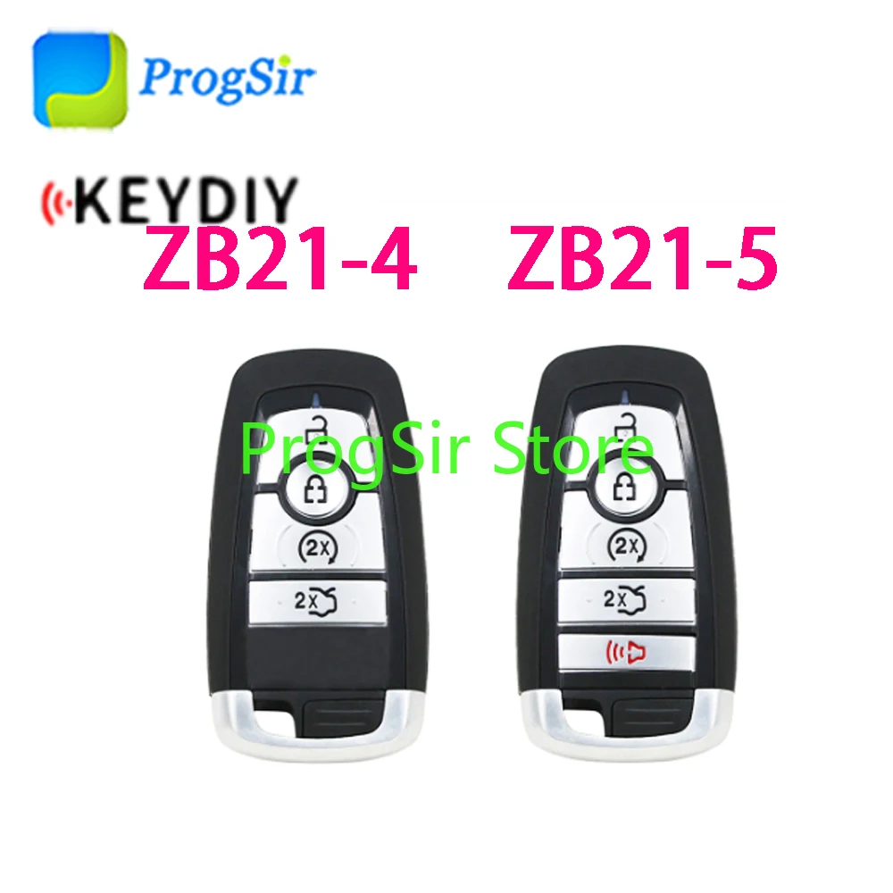 KEYDIY ZB21 4 ZB21 5 Universal Smart Remote Control For Ford Type|Code ...