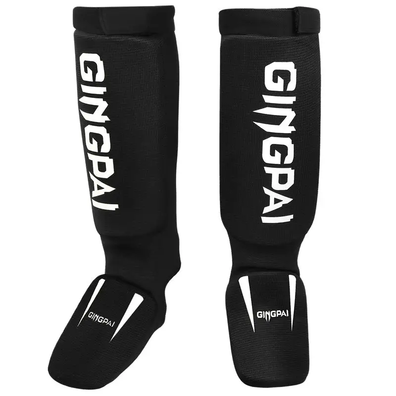 Cotton-Boxing-Shin-Guards-MMA-Instep-Ankle-Protector-Foot-Protection ...