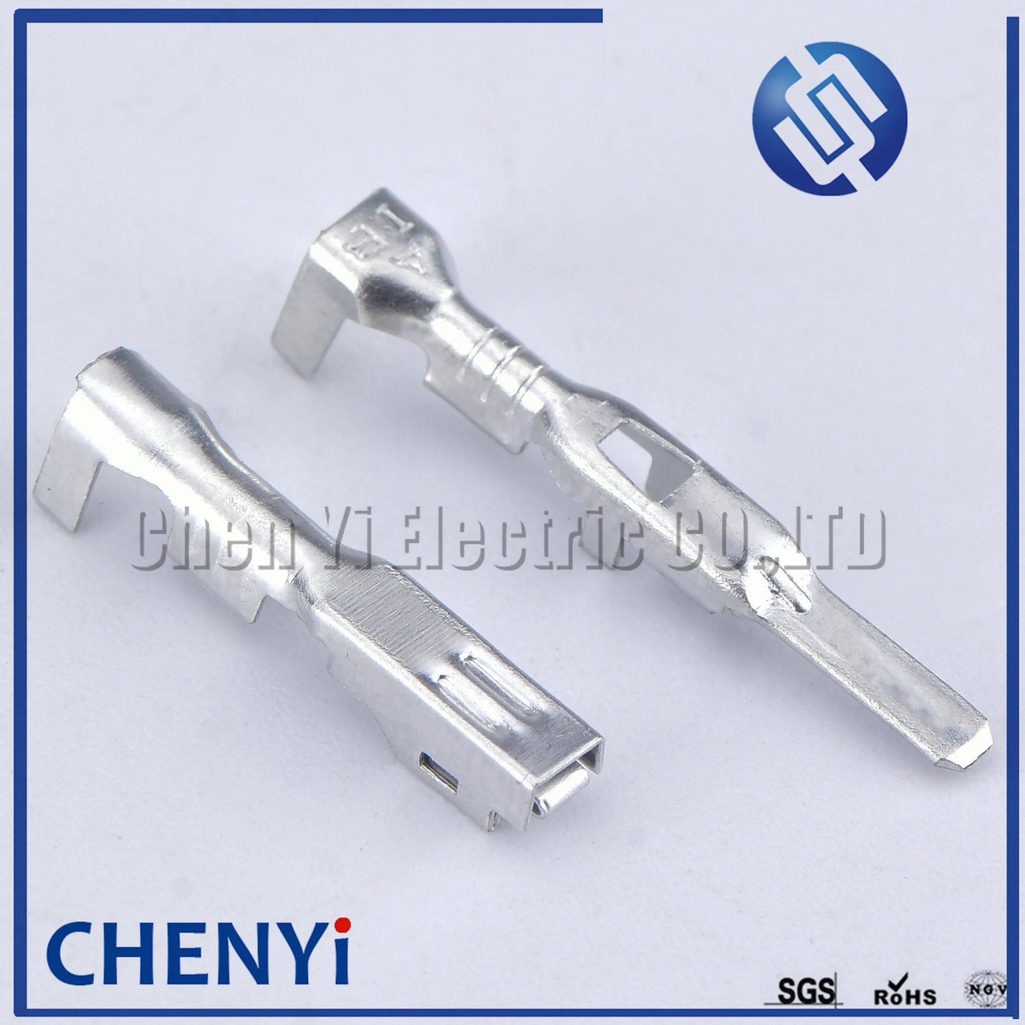 50 Pcs 2.2 mm Car Splices Wire Terminal Auto Connecting Crimp Type ...