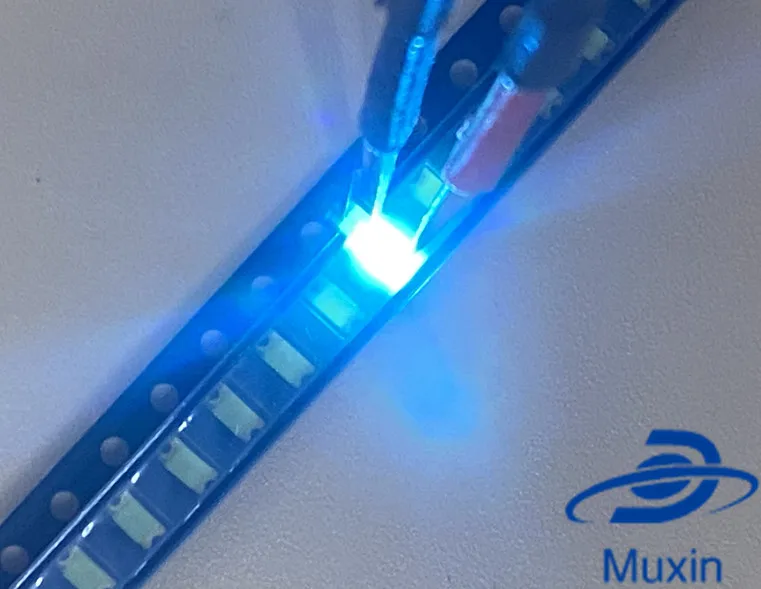500PCS 3216 1206 Ice Blue 0.01W Super Ultra Bright SMD LED Indication ...