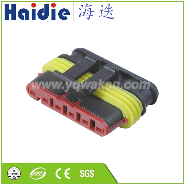 Free-shipping-5sets-6pin-auto-waterproof-housing-plug-electric-plastic ...
