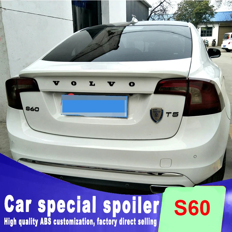 high-quality-spoiler-For-volvo-s60-s60L-2011-2012-2013-2014-2015-2016 ...
