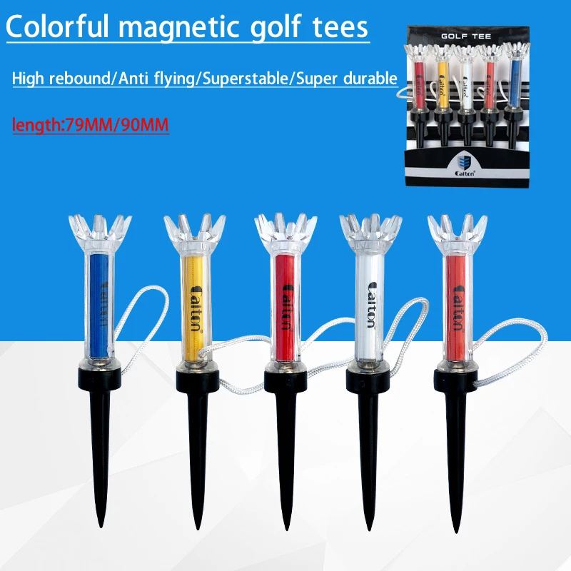 5pc golf tees with Magnetic Plastic Golf Tee for Golf Training Practice ...
