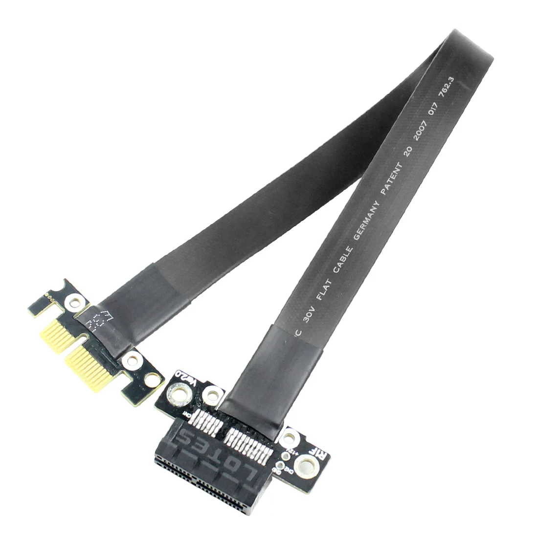 PCI Express PCIe Gen3.0 x1 x16 Riser Graphics Card Ribbon Extension ...