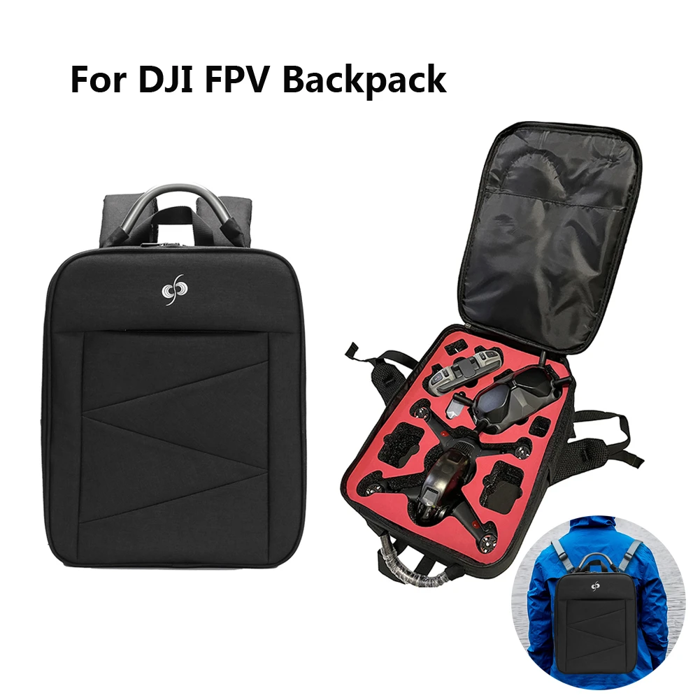 For Fpv Backpack Shoulder Bag Carrying Case Portable Waterproof Case ...