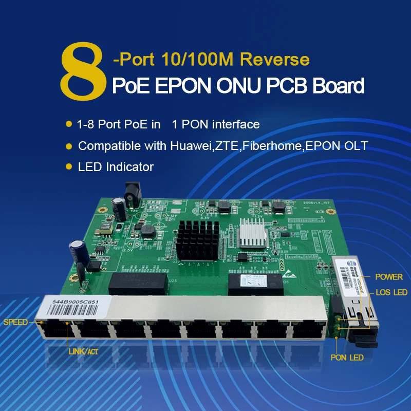 Reverse Poe Onu 8fe Outdoor Application Surge Protection Water ...